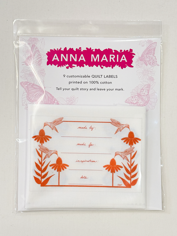 Indelible Quilt Labels - Anna Maria
