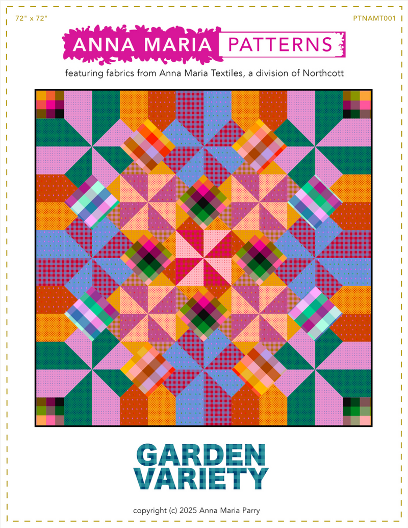 Garden Variety Quilt Pattern - Anna Maria